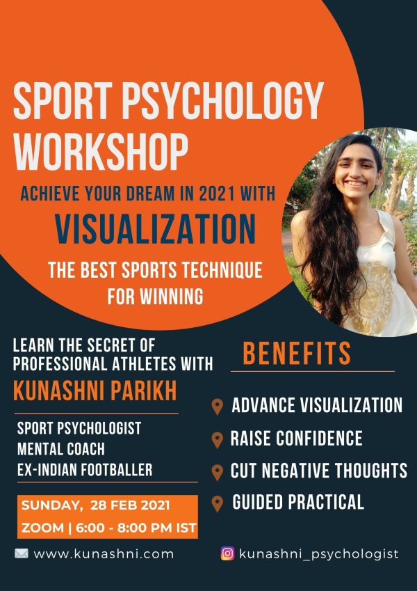 Sport Psychology Workshop - Visualization Training | Kunashni Parikh